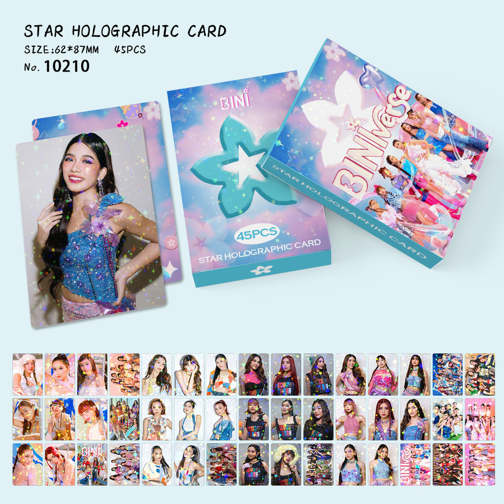 LOMO Card BINI Photocard 92 Pcs/Box The Philippines Female Idol Group ...