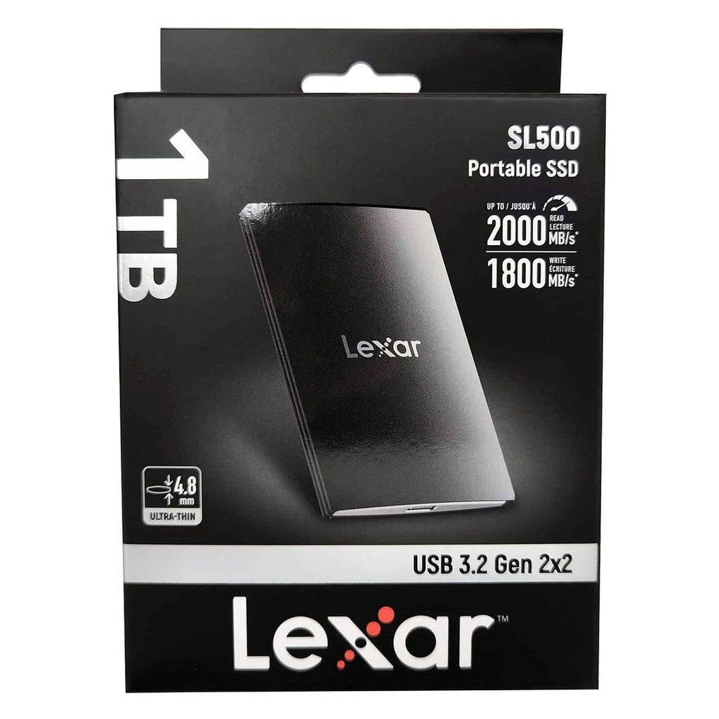 Lexar 1TB SL500 USB 3.2 Gen 2x2 Portable SSD (R:2000MB/s), LSL500X001T-RNBNG | Shopee Philippines