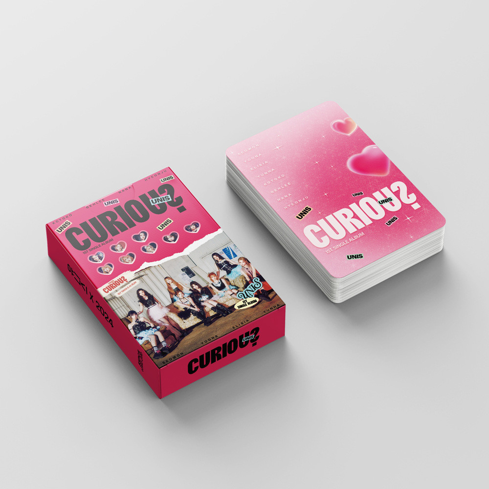 55pcs UNIS CURIOUS LOMO Cards WE UNIS Photocards HYEONJU NANA GEHLEE ...