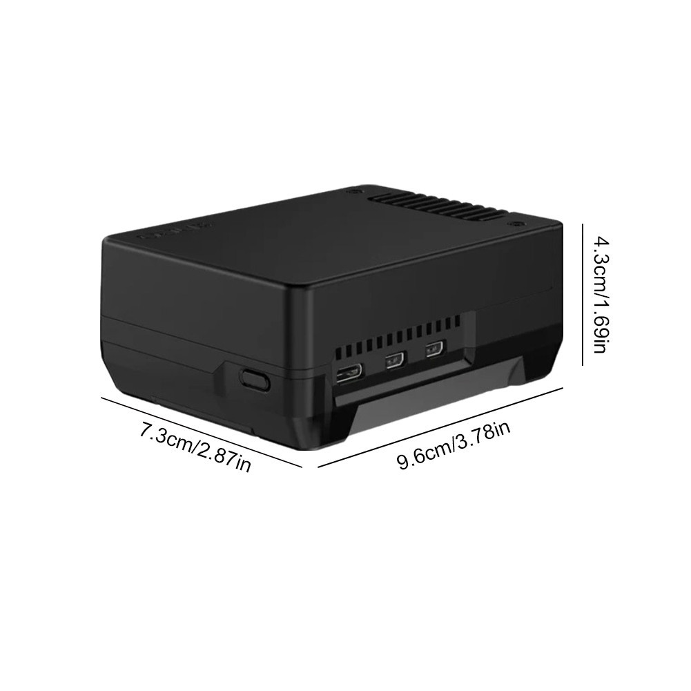 M.2 NVME PCIE Aluminum Case for Raspberry Pi5 with Cooling Fan and ...