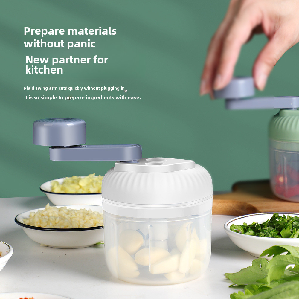 Multifunctional Garlic Device Hand-Cranked Garlic Mixer Hand-Pulled ...