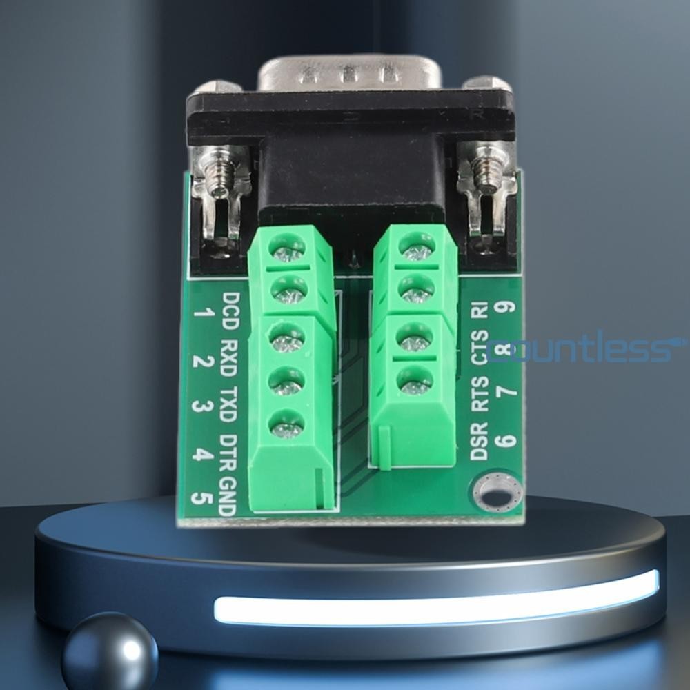 D-SUB 9 Pin Serial To Terminal Useful DB9 RS232 Breakout Board Serial ...