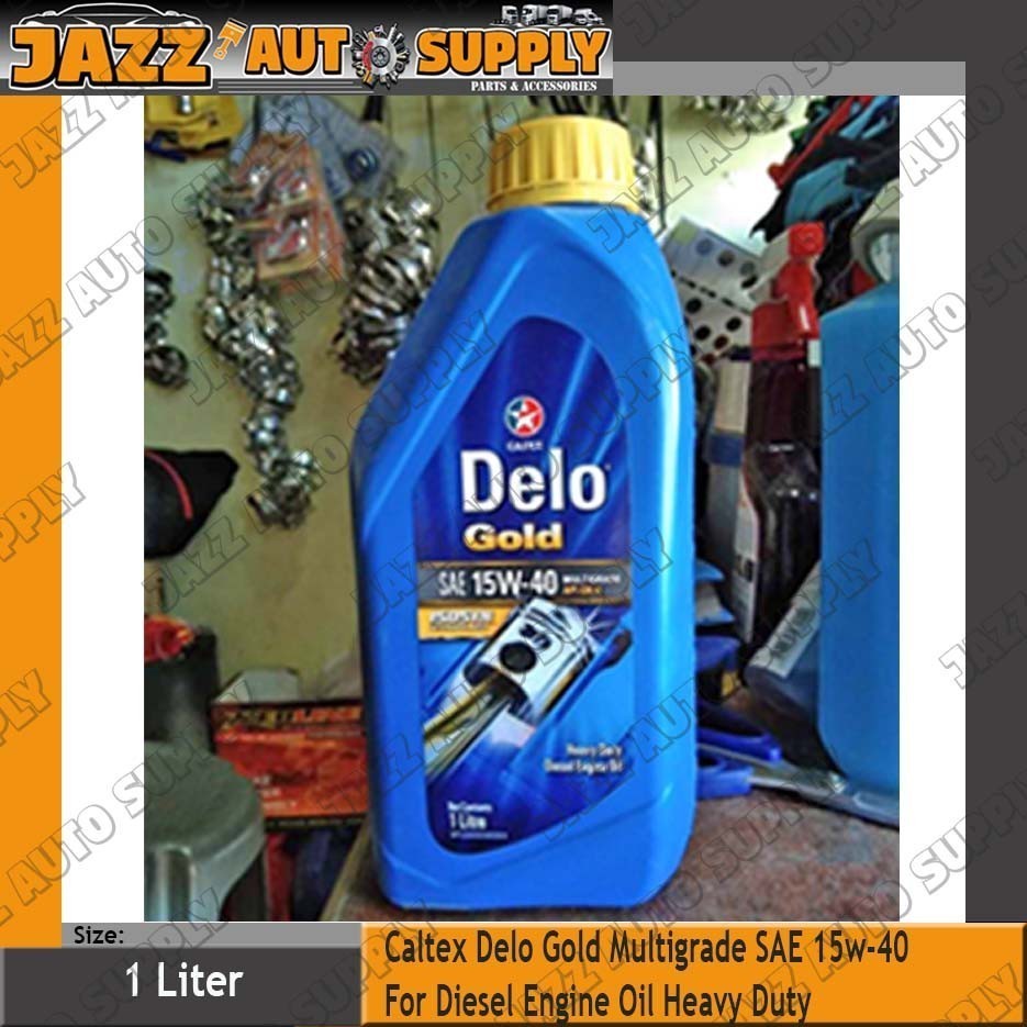 Caltex Delo Gold Engine Oil 15W-40 CH-4 Heavy Duty Multigrade 1L-4L ...