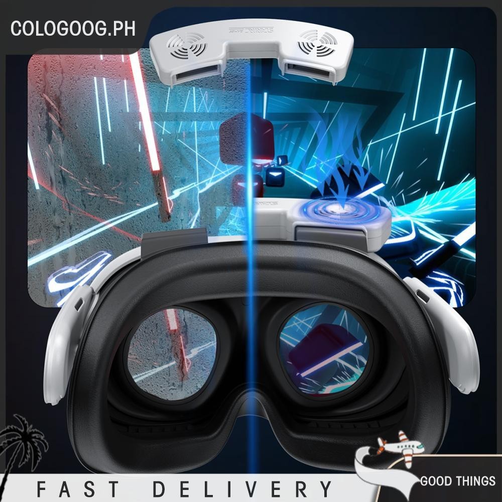 VR Cooling Fan with Facial Interface Face Cover for Meta Quest 3 VR ...