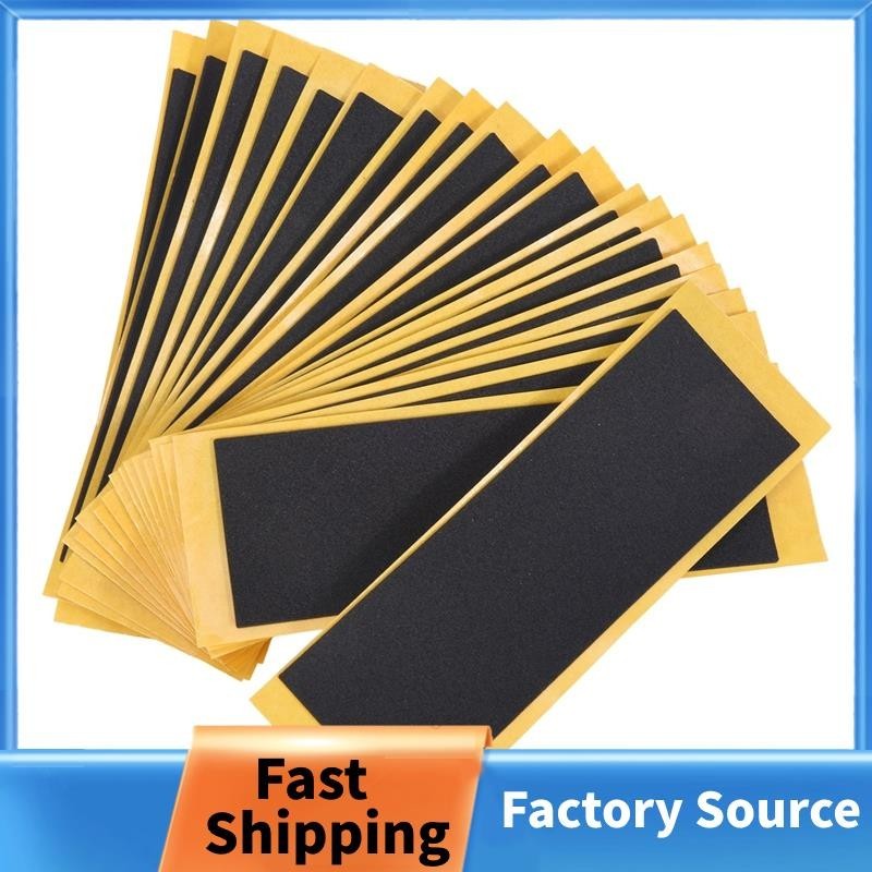 20Pcs/Lot Black Fingerboard Deck Uncut Tape Stickers Black Foam Grip ...