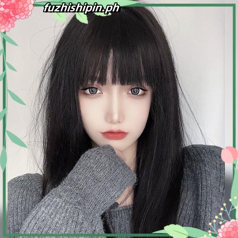 Long Straight Full Hair Wig Fluffy Matt Cosplay Wig AnimeTwo ...