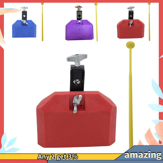 [AMA] Plastic Musical Percussion Block Drum Percussion Instrument Band ...