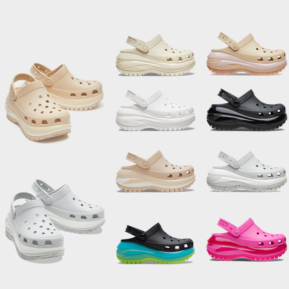 Crocs for Women Mega Crush clog Platform shoes anti slip shoes #207988 ...