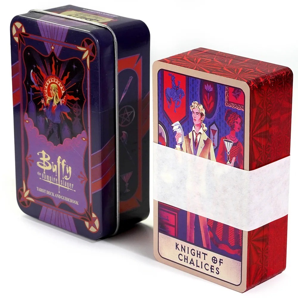 Buffy the Vampire Slayer Tarot Deck In A Tin Box Metal Box 78pcs Cards ...