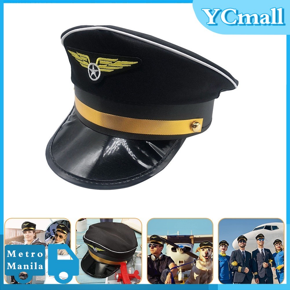 Pilot Hat Adults Decorative Flying Hat Children Pilot Costume Hat ...