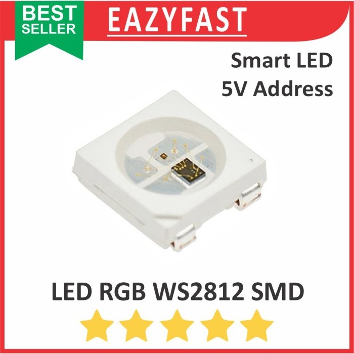 Led RGB SMD WS2812B 5050 WS2812 WS 2812 B Smart Chip IC Arduino Address ...
