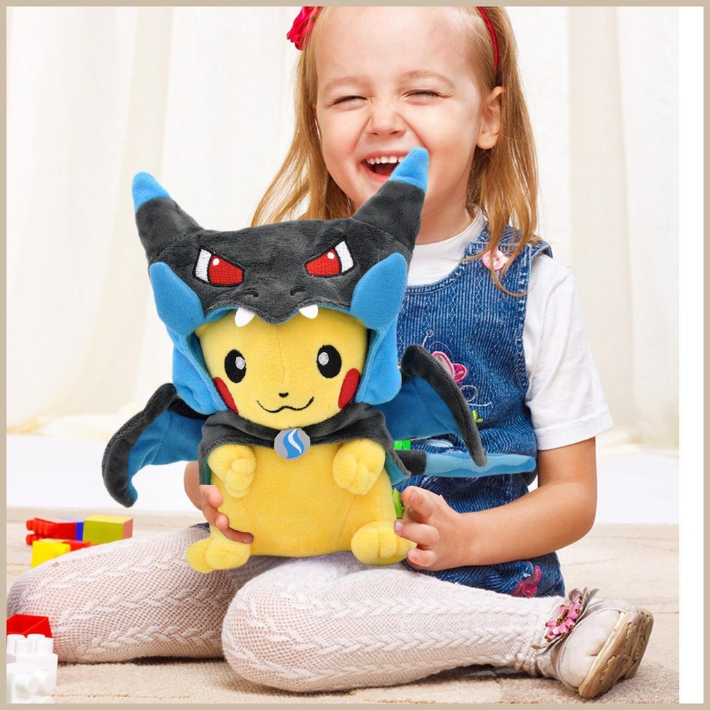 Plush Fire Breath Dragon Figure 23cm Fire Breath Dragon Hat And Coat ...