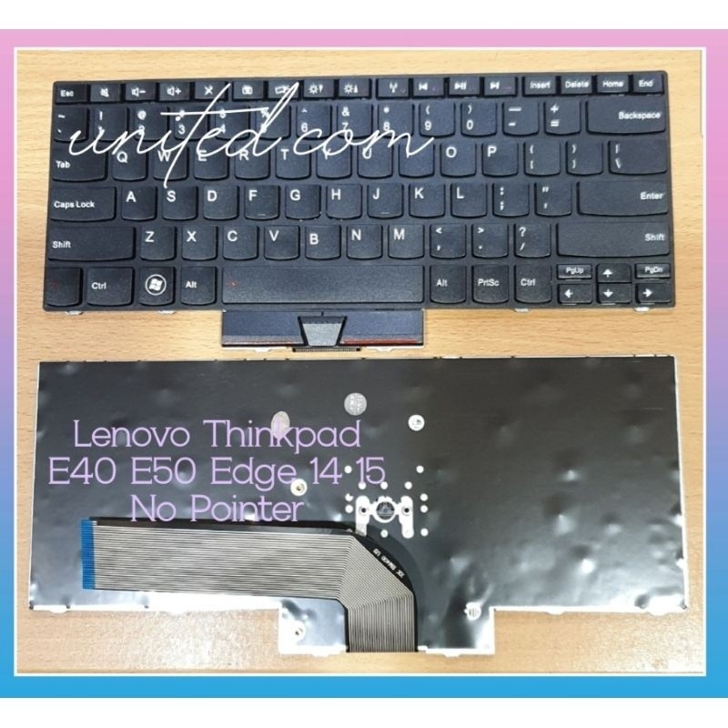 Lenovo Thinkpad E40 E50 EDGE 14 EDGE 15 NO POINTER Keyboard | Shopee Philippines