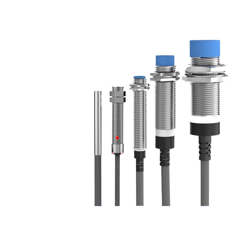 Proximity switch M12 three-wire DC 24V metal induction switch M18 two ...