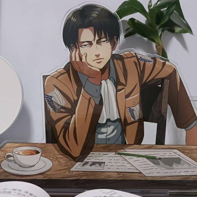 Attack on Titan Levi Acrylic Standee - High-Quality Creative Desktop ...