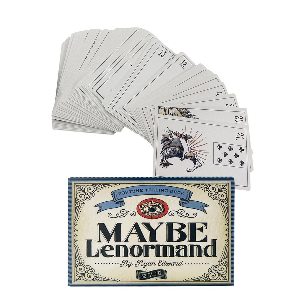 Maybe Lenormand Tarot Cards Beginners Oracle Cards Compact Playing Card ...