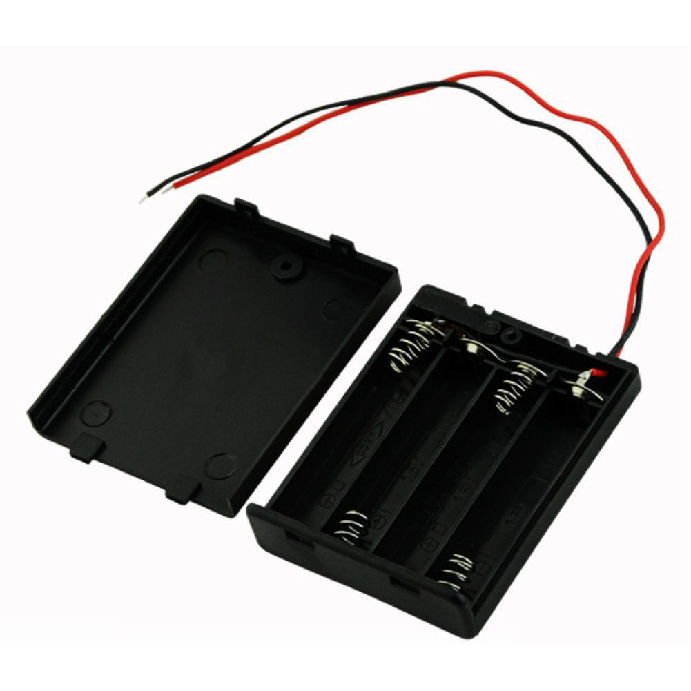 4*AA Battery Cover Storage Holder Case Box Container Cell Box With NO ...