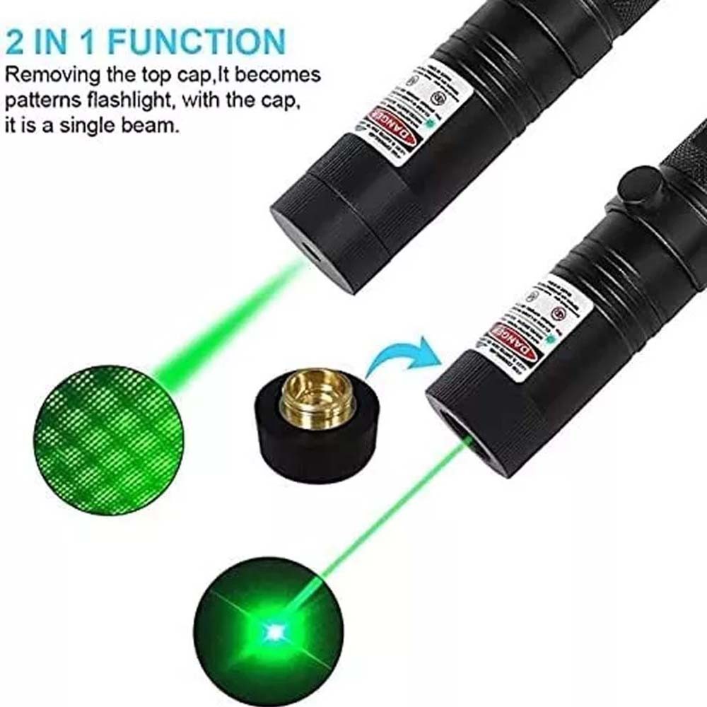 USB Rechargeable Green Laser Pointer Long Range Very Powerful Laser ...