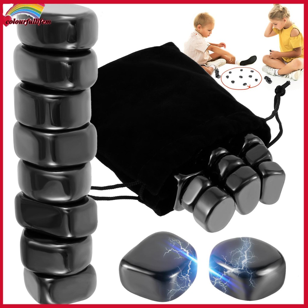 20Pcs Chess Game Magnetic Stone Funny Magnetic Chess Stone Educational ...