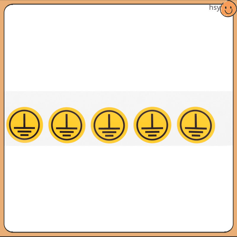 Stickers Equipment Safety Signs Electrical Ground Label Warning ...