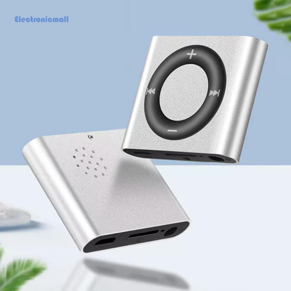 Mini Clip MP3 Player with Speaker TF Card 64G Expansion 180mAh Music ...