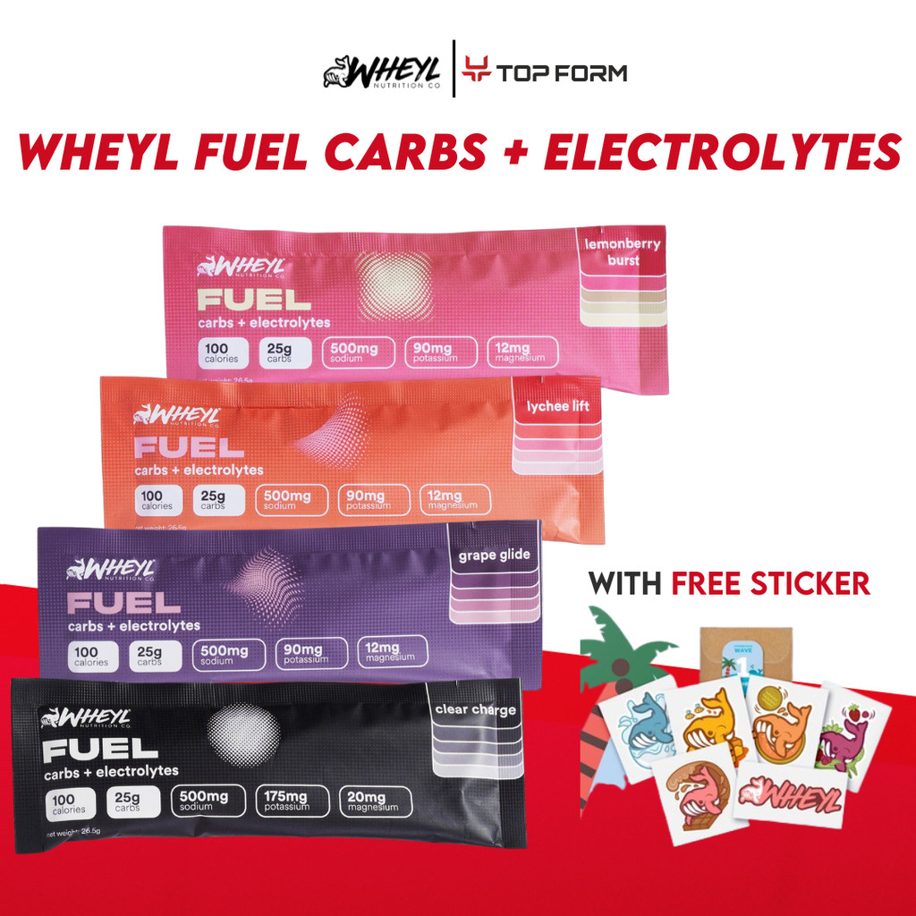 Wheyl Fuel Carbs + Electrolytes (1,10, 15 and 20 sticks) | Shopee ...