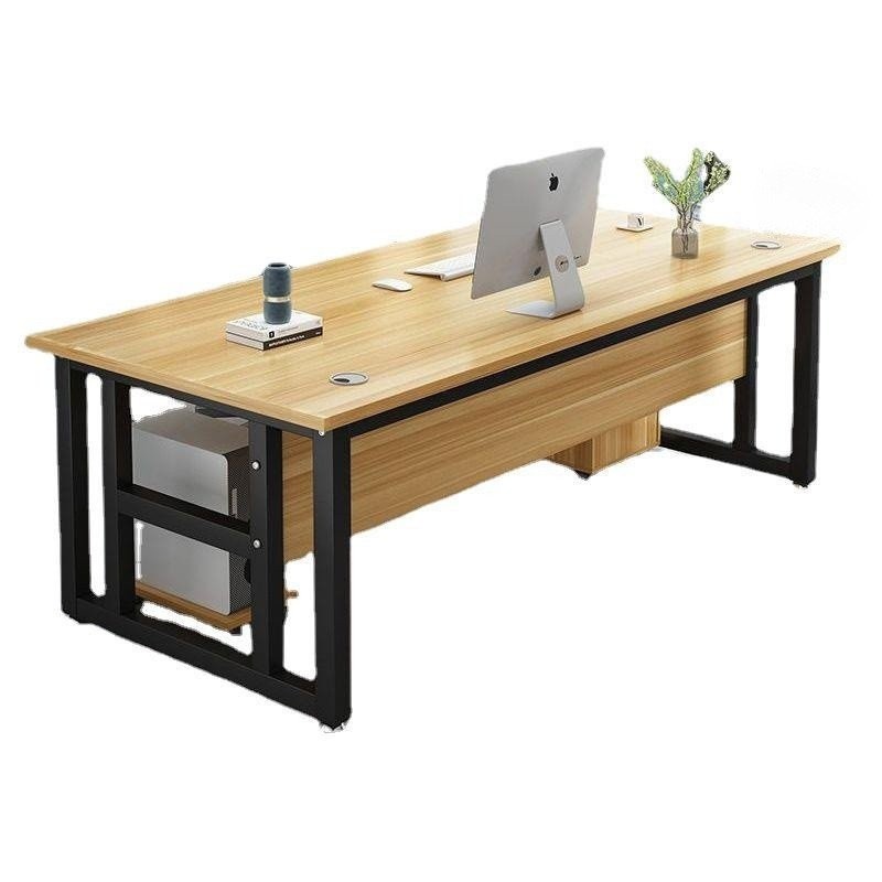 Office Desk Simple Boss Desk Simple Modern Single Desktop Computer ...