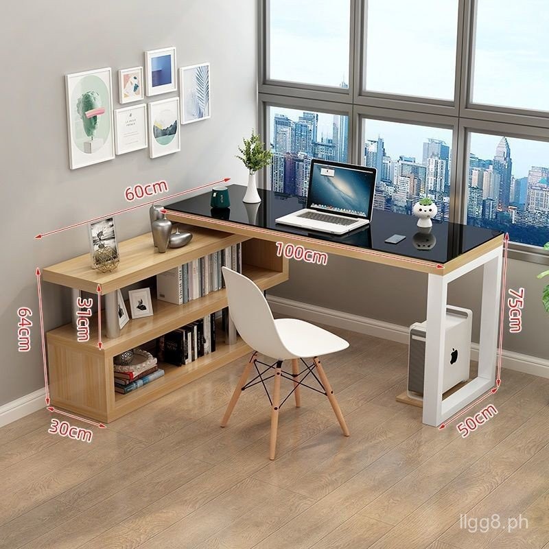 Rotating Computer Desk Desktop Student Household Study Desk Corner ...