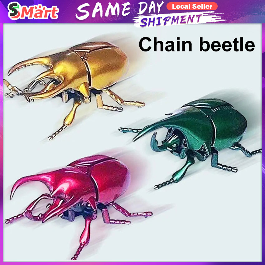 Creative Beetle Insect Model Wind Up Scarab Toys For Children | Shopee ...