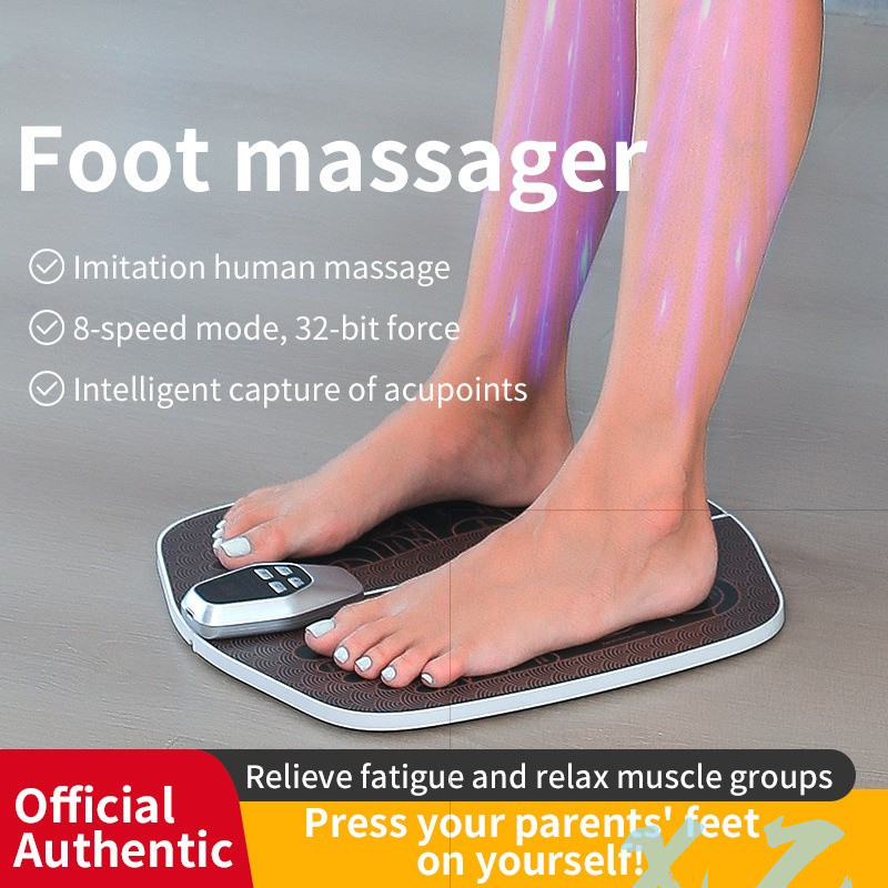 Portable Foot Massage Mat Foot Therapy Machine Pulse Foot Therapy ...
