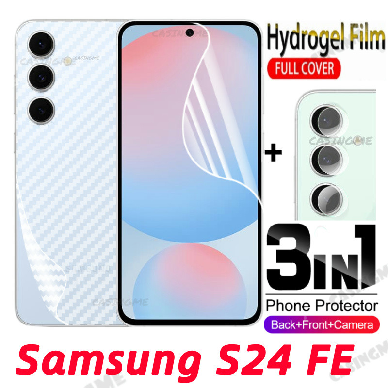 Samsung S24 FE 2024 Front Back Full Cover Protection Hydrogel Film For ...
