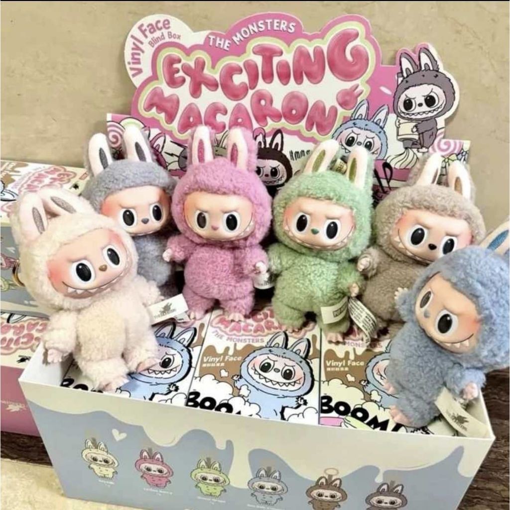 Popmart LABUBU EXCITING MACARON THE MONSTER V1 (1pcs) | Shopee Philippines