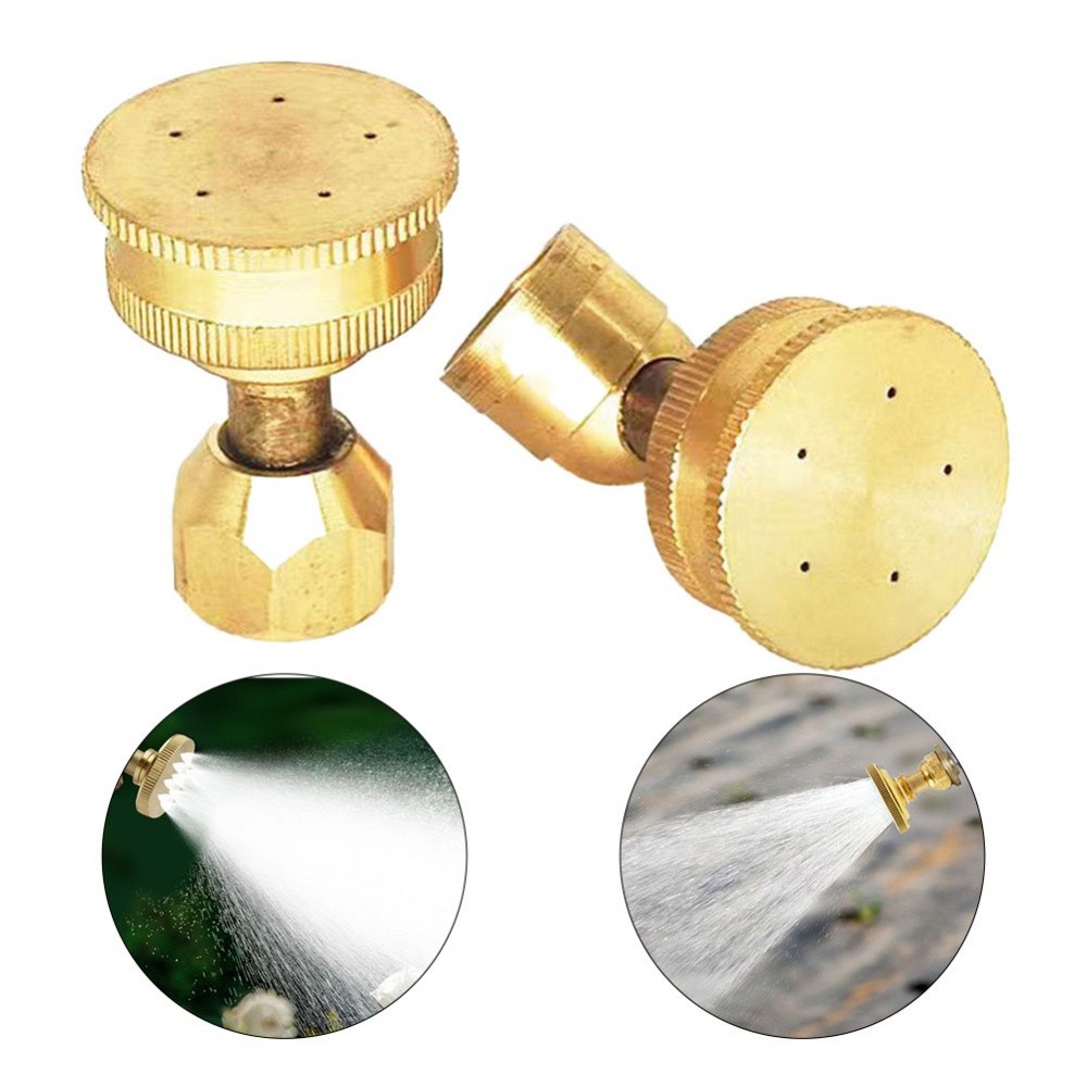Spray Nozzle Adjustable 5 Hole 8 Hole Brass Sprayer Nozzle M14 Atomizing Spray Fitting Hose ...