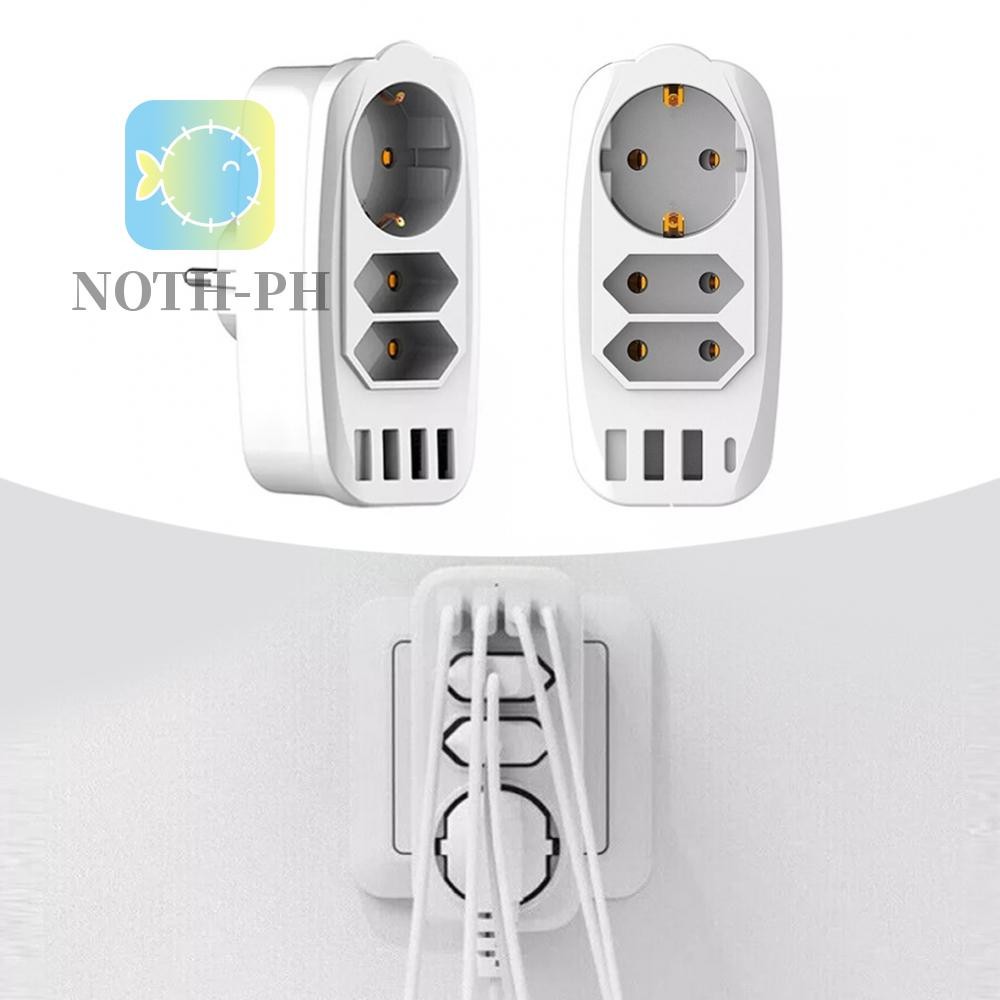 [NOTH-PH]Multi-Plug Adapter PC Material 2-pin Socket 3-pin Socket 4000W ...