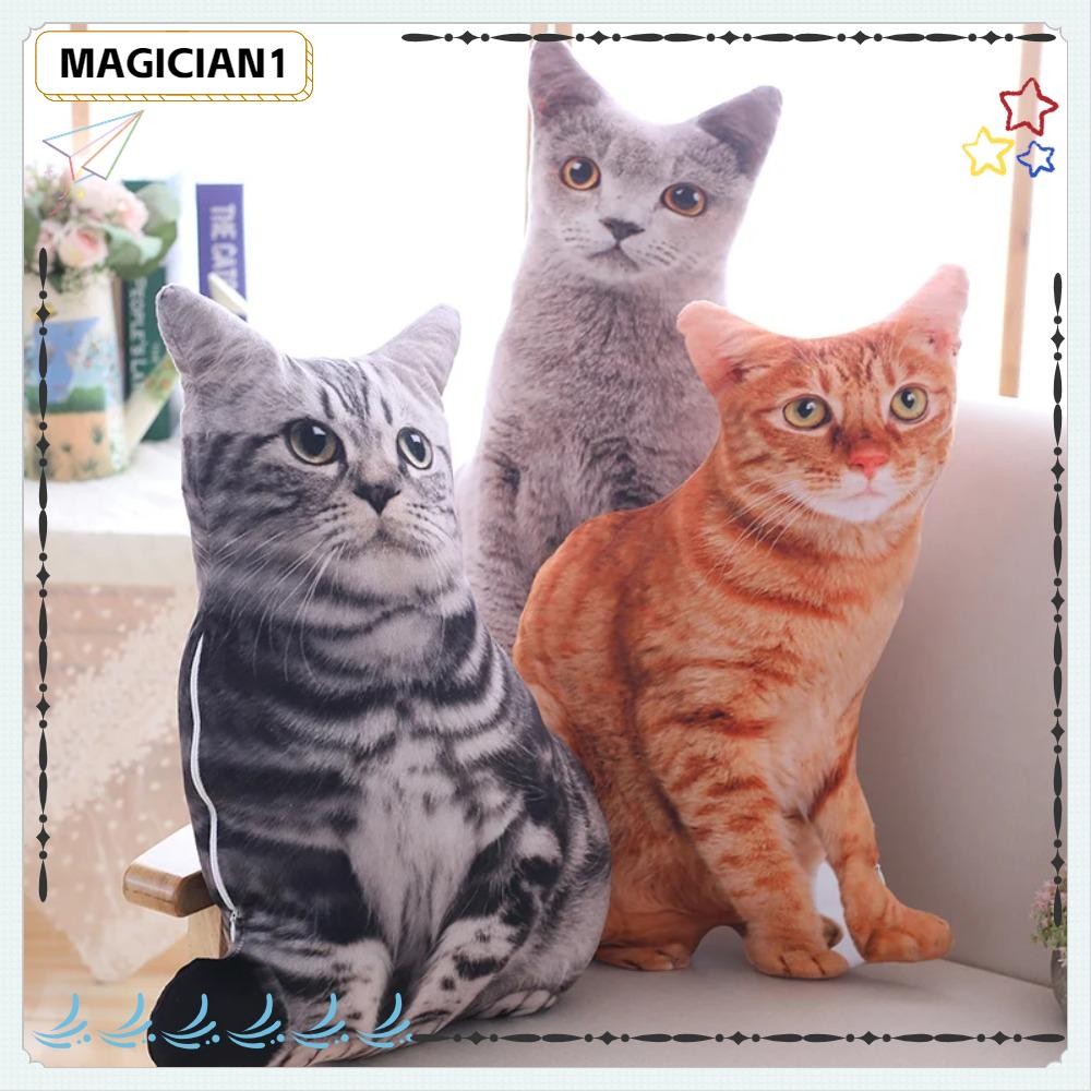 MAGICIAN1 Realistic Cat Doll, Plush Stuffed Simulation Cat Plushie ...