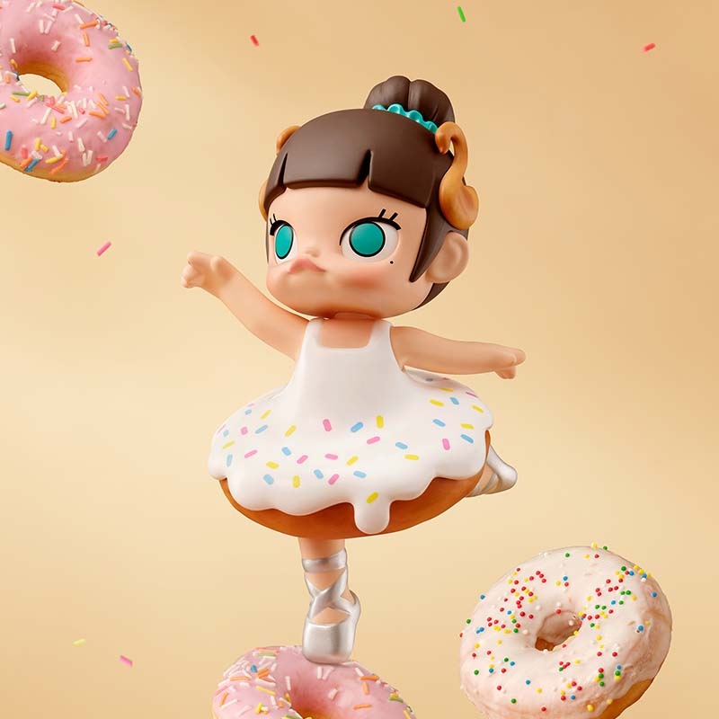 [Genuine] POPMART MOLLY Bread Lover Series Confirmed Figure Doll ...