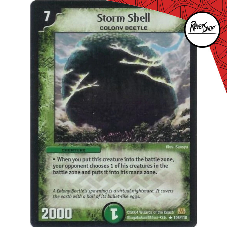 Duel Masters Deck Building Cards : Storm Shell RARE NM ENG | Shopee ...