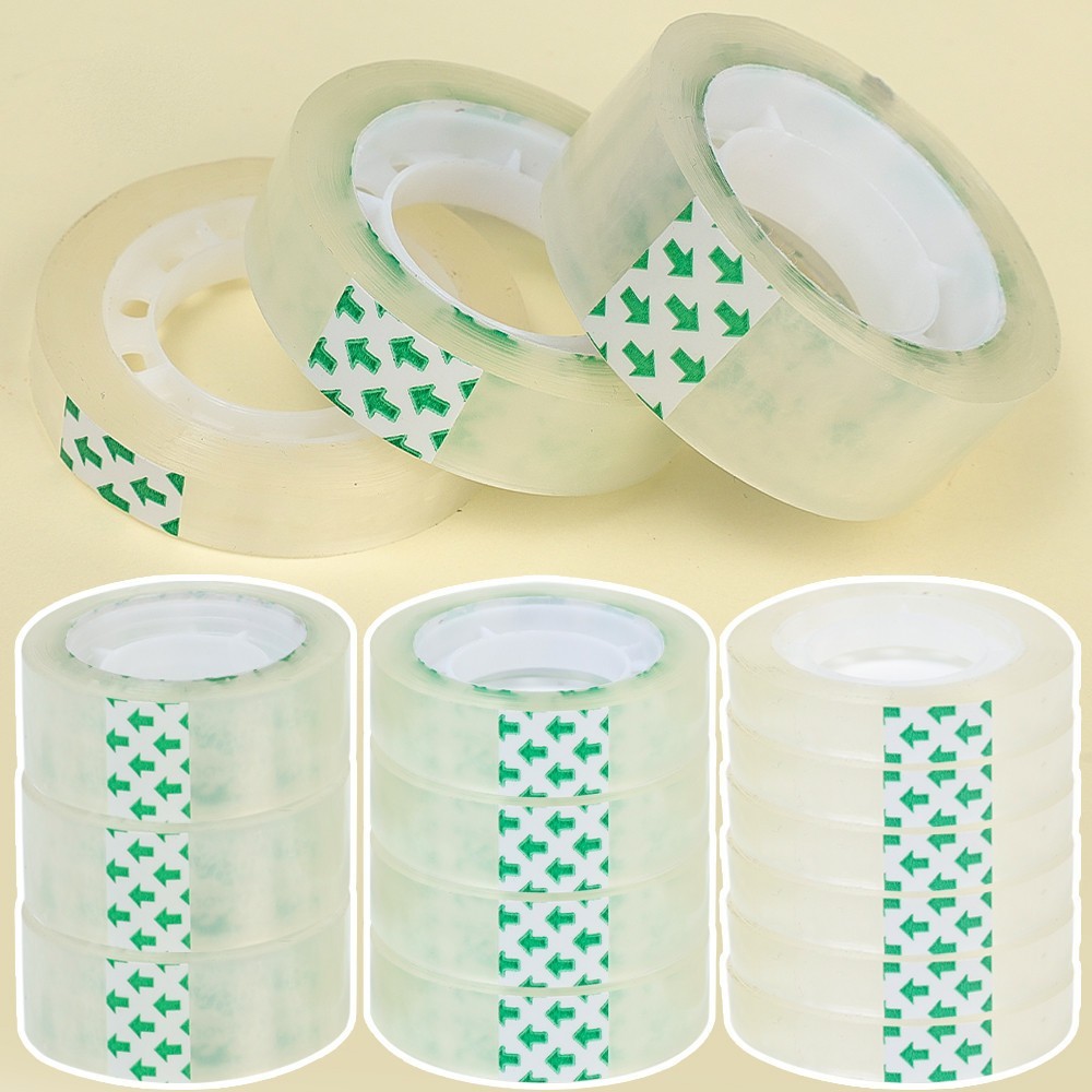 OPP Tape Small Transparent Tape Office Student Clear Tapes Packaging ...