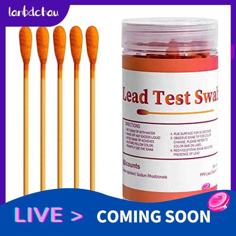 Lead Paint Test Swabs Kit 60 Pcs Lead Test Kit Swabs Home Lead Test Kit ...