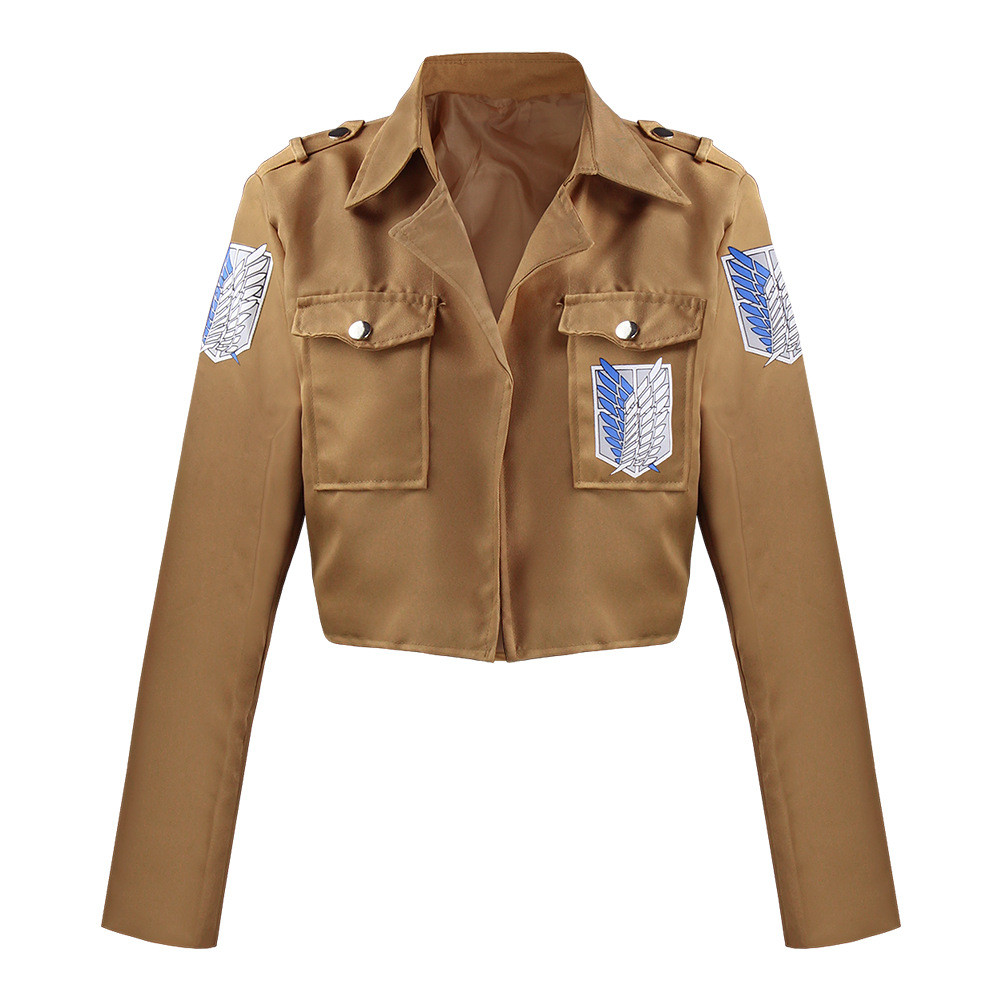 Anime cosplay Attack on Titan Survey Corps/Captain/Mikasa/Uniform ...