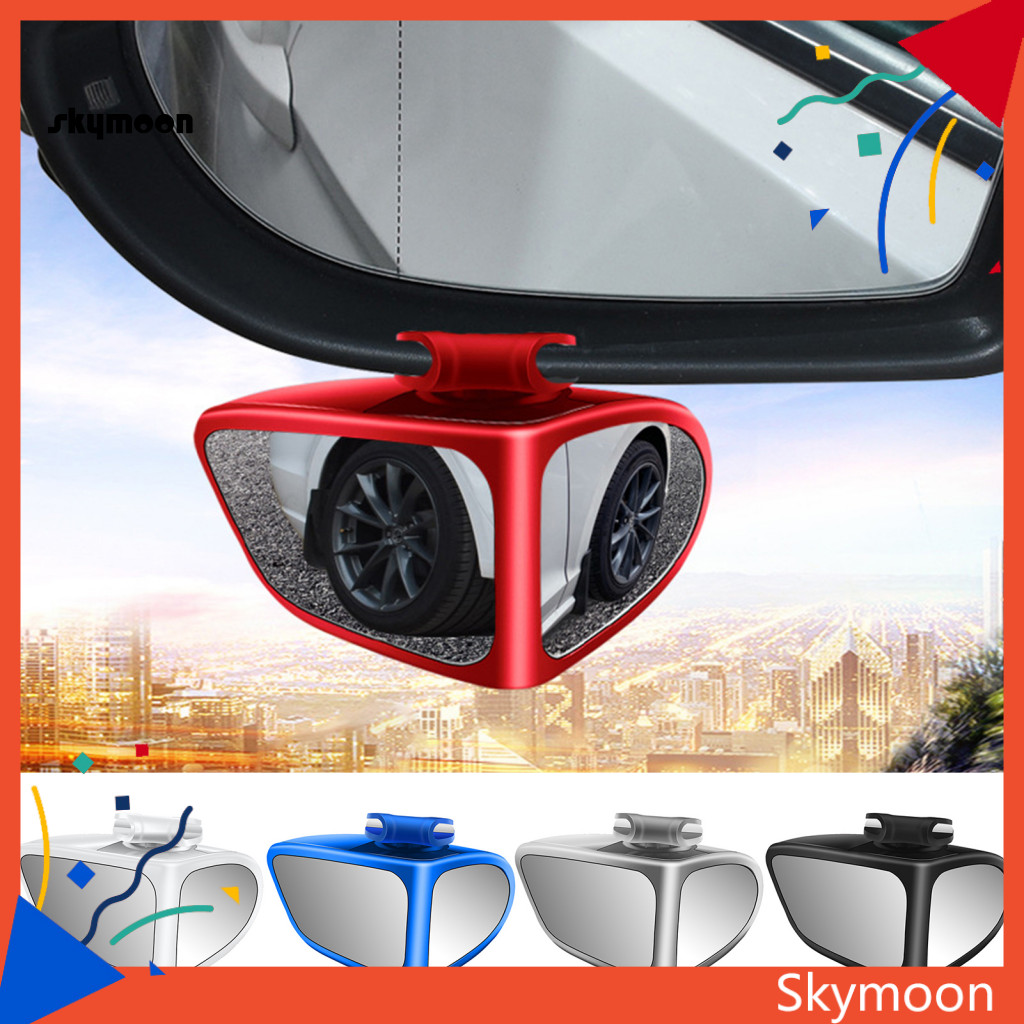 Skym* Adjustable Rearview Mirror 360° Rotatable Car Blind Spot Mirror ...