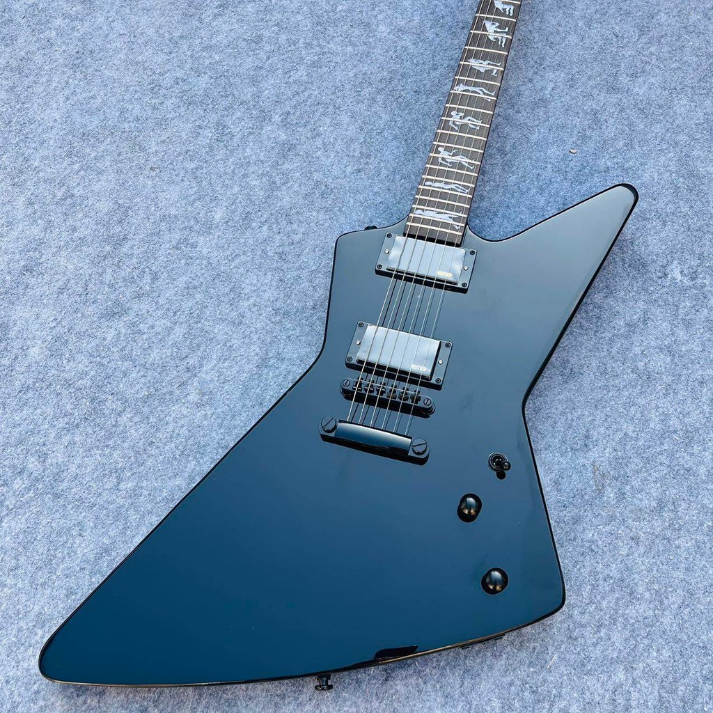 ESP Custom Explorer Man to Wolf Electric Guitar EMG Pickup Black ...