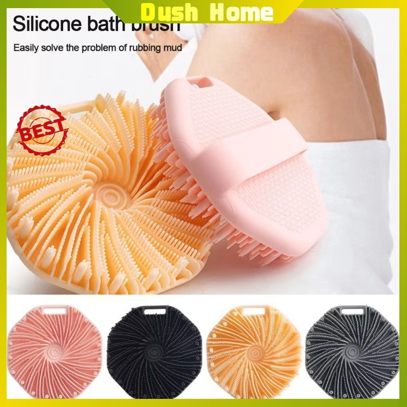 Exfoliating Shower Massage Scraper Bathroom Non-slip Bath Mat Back ...
