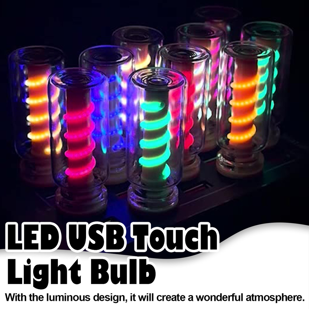 Dimming USB Touch Control Led Night Light Dc 5V Cold Lamp Charging ...