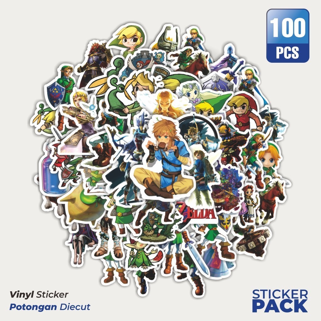 Vinyl Sticker Cartoon Sticker The Legend of Zelda [Legend Zelda ...