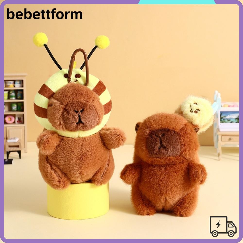 LUCKY Capybara Keychain, Bee Capybara Plush Capybara Toy, with ...