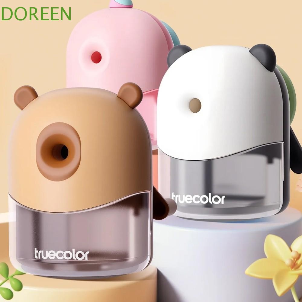 DOREEN Capybara Pencil Sharpeners, Hand-cranked Panda Cartoon Pencil ...