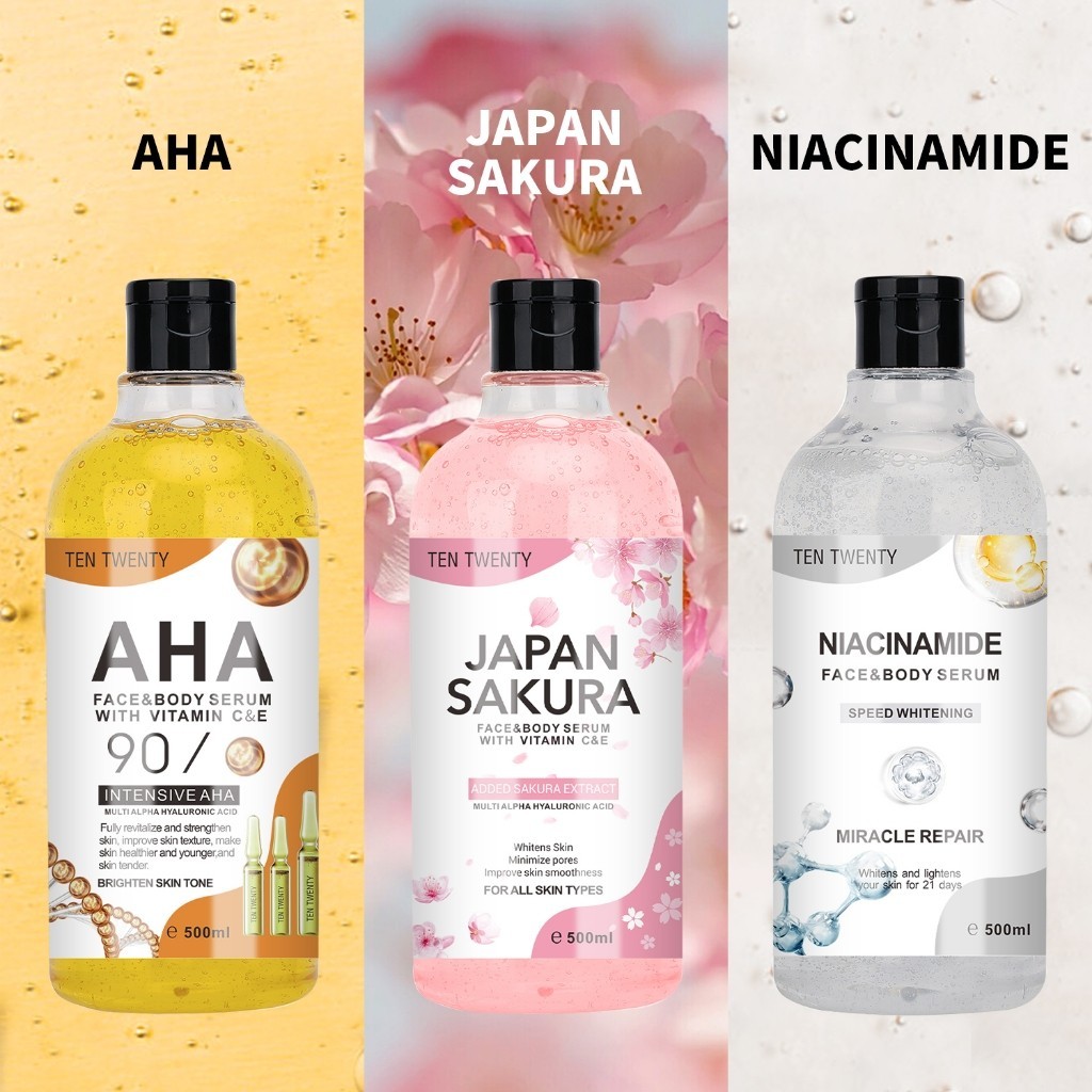 【Local Stock】FDA Ten Twenty Japan Pure Serum - Sakura/Aha/Niacinamide ...