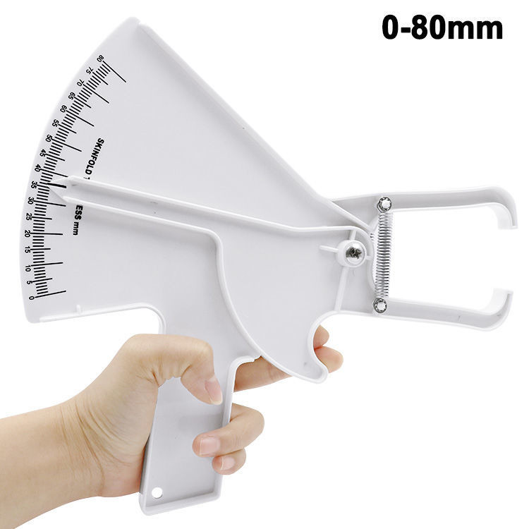 Dual Scale Body Fat Caliper Skin Fat Clip Measurement Calculation ...