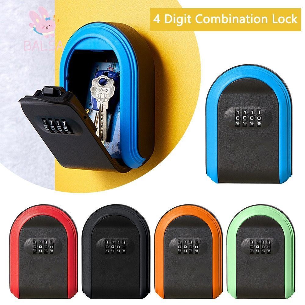 BALSA Key Safe Box Weatherproof Code Box Indoor Outdoor Key Lock Box ...